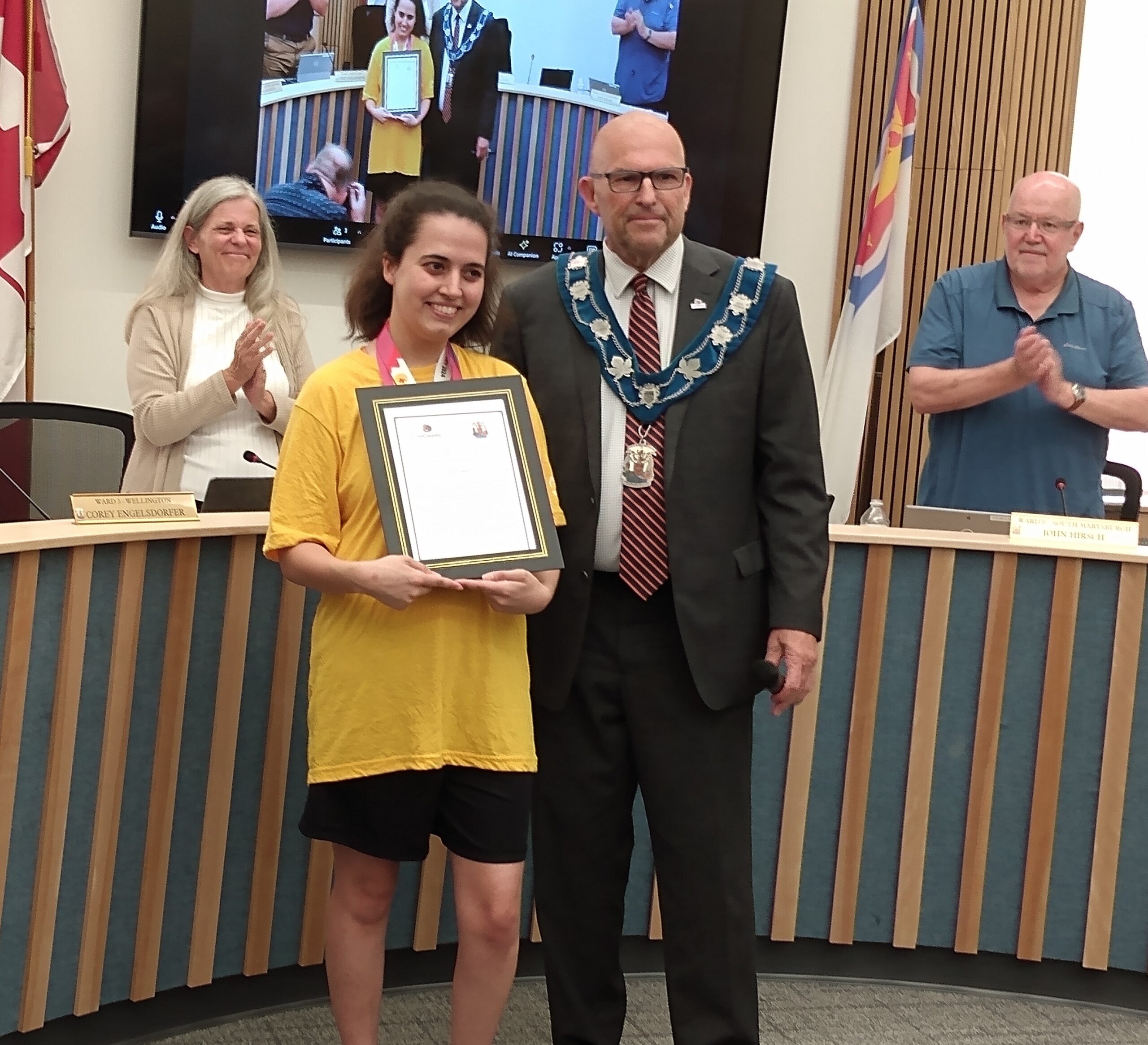 County recognizes Special Olympic medal winner - Frequency News