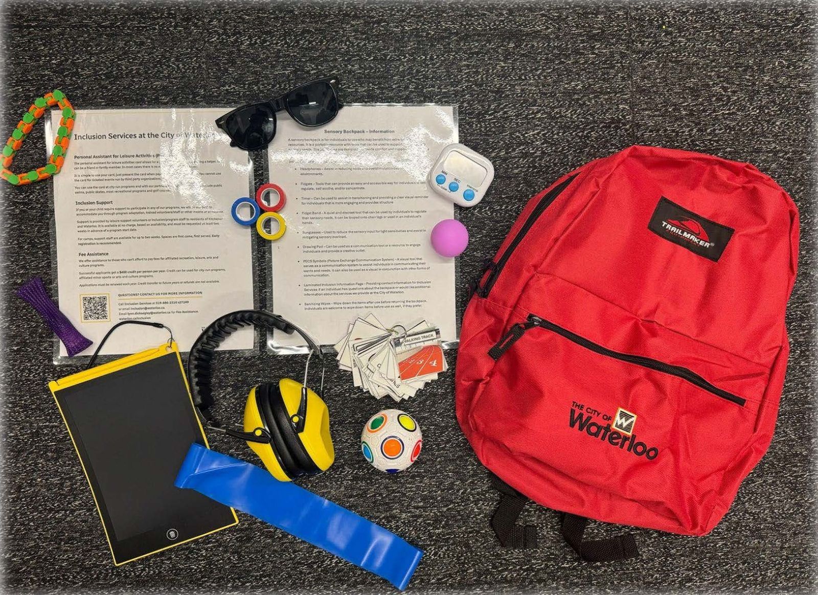 Sensory Backpack initiative launched in Waterloo - Frequency